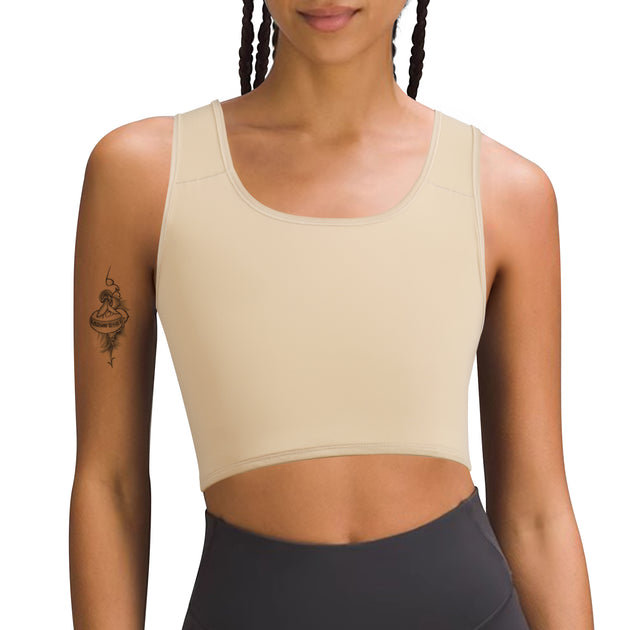 XUJI Half Chest Binder, Compression Bra, Transgender FTM Pullover Desi ...