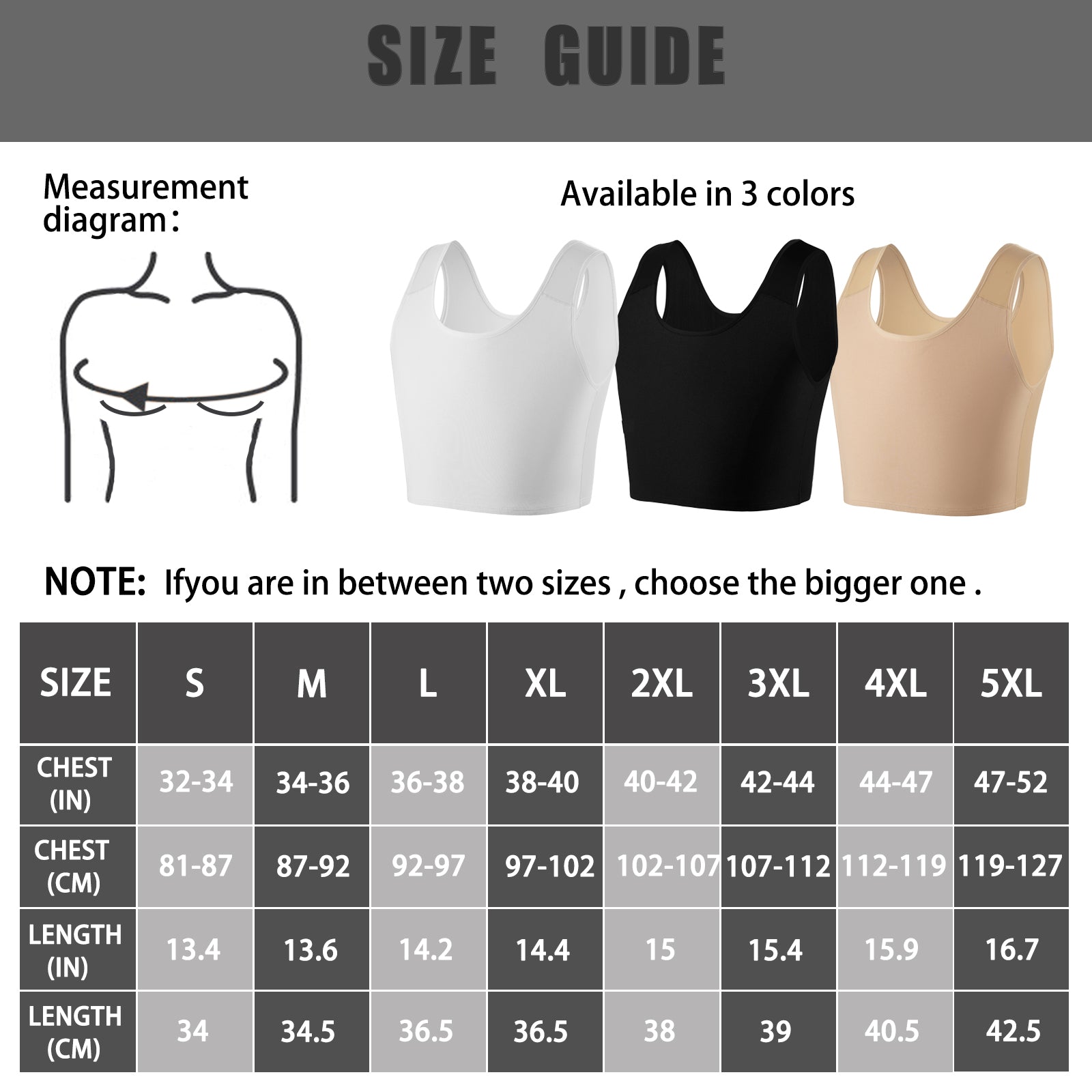 Buy Transgender Cosplay FTM Breathable Half Chest Binder, Cheap Chest ...