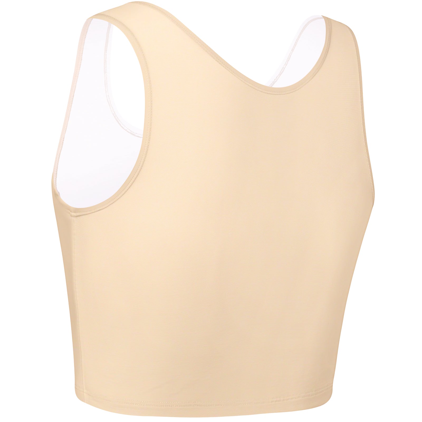 Buy XUJI Chest Binder Transgender Cosplay FTM Zip Up Breathable Black ...